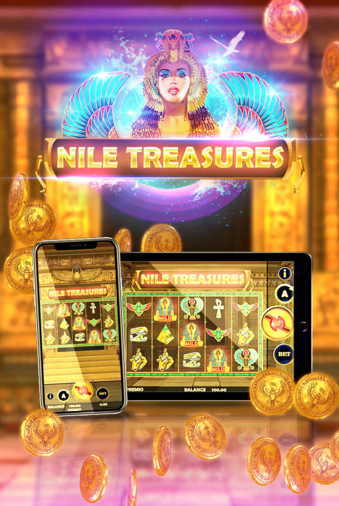 Nile Treasures slot game by Triple Cherry