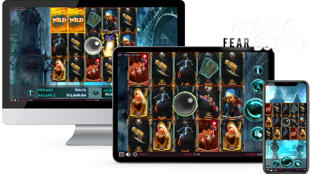 Monsters Fear Bullets slot game by Triple Cherry