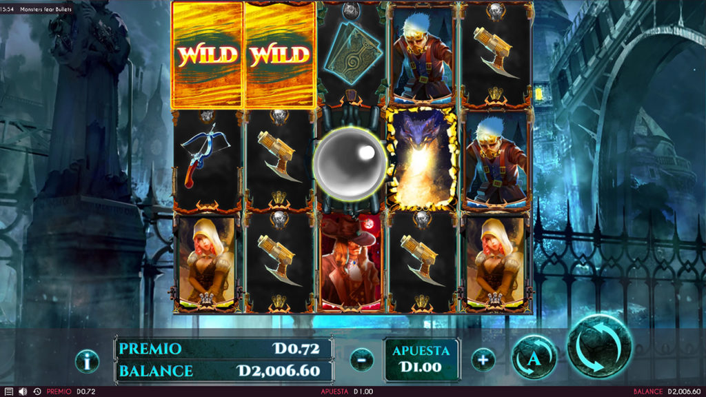 Monsters Fear Bullets slot game by Triple Cherry