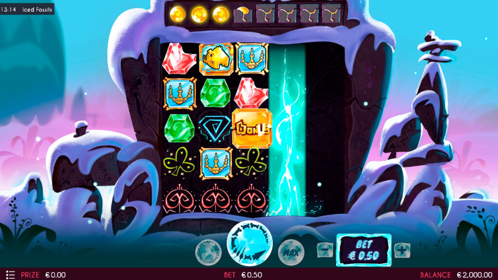 Iced Fossils - Triple Cherry, slot game developer