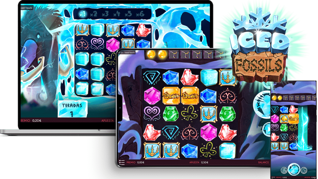 Iced Fossils - Triple Cherry, slot game developer