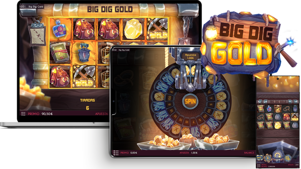 Big Dig Gold slot game by Triple Cherry